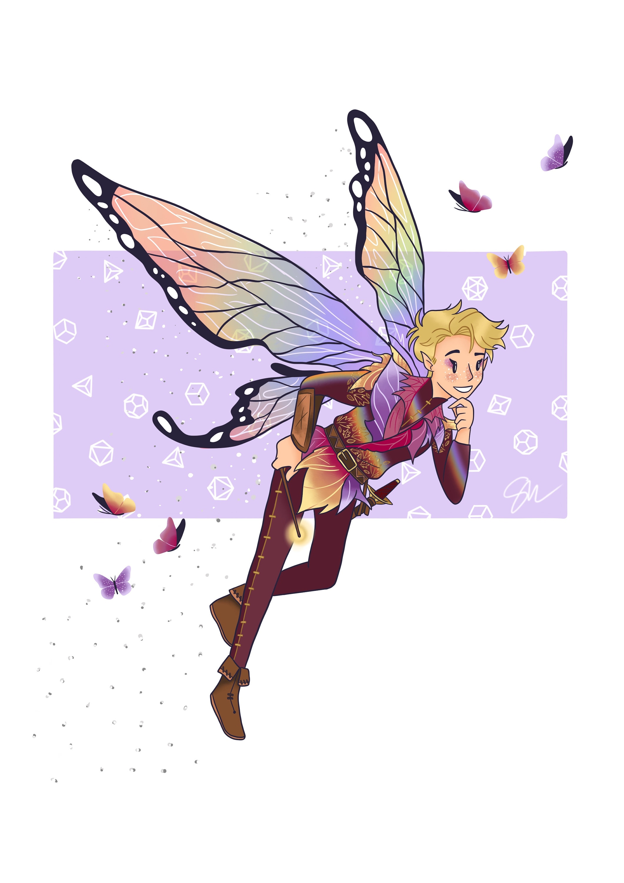 Custom D&D Character Full Body Art Digital Download Dnd Gift Dungeons ...