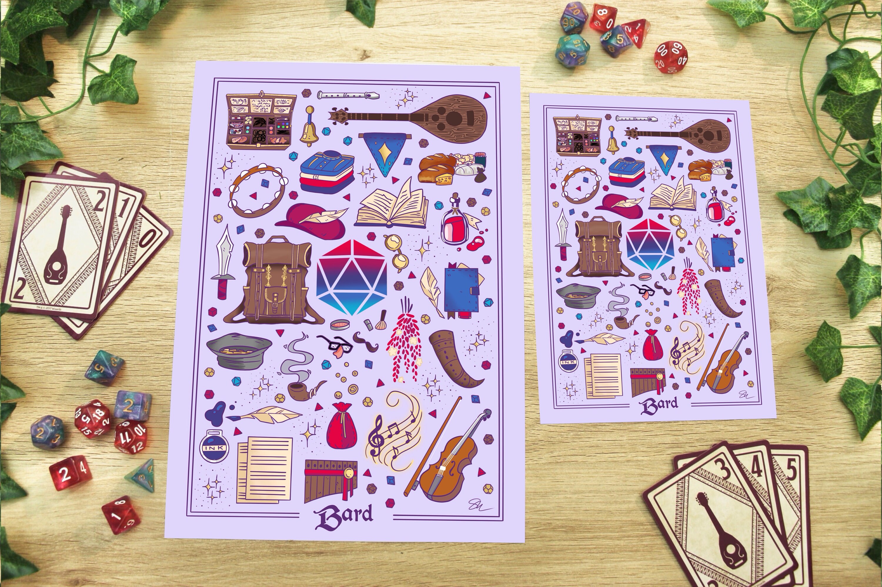 Bard Class Art Print: Dungeons and Dragons 5e (digital Download) - Etsy UK