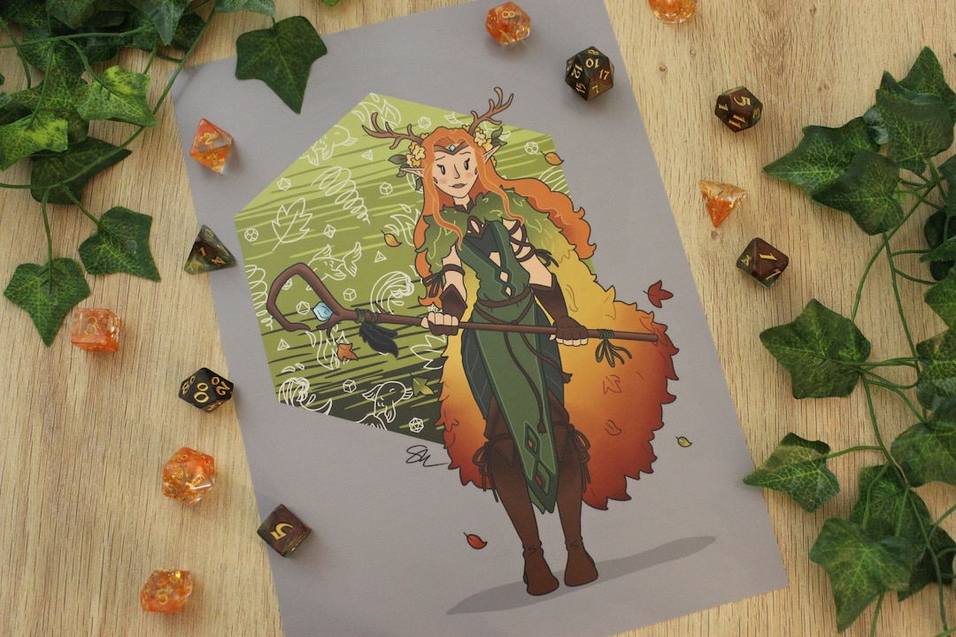 Keyleth, Half Elf Druid, Inspired by Critical Role Vox Machina ...