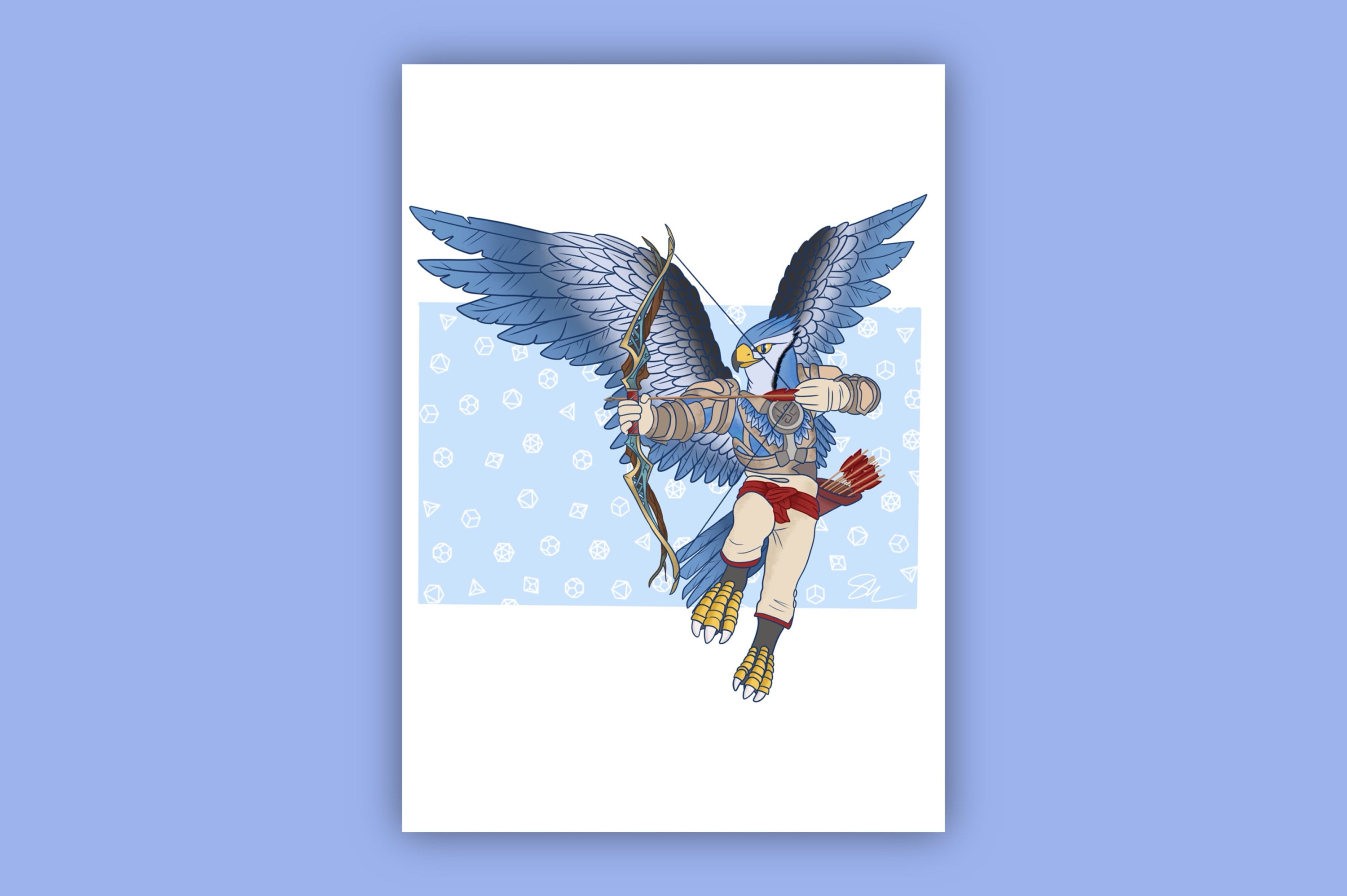 Custom D&D Character Full Body Art Digital Download Dnd Gift Dungeons ...