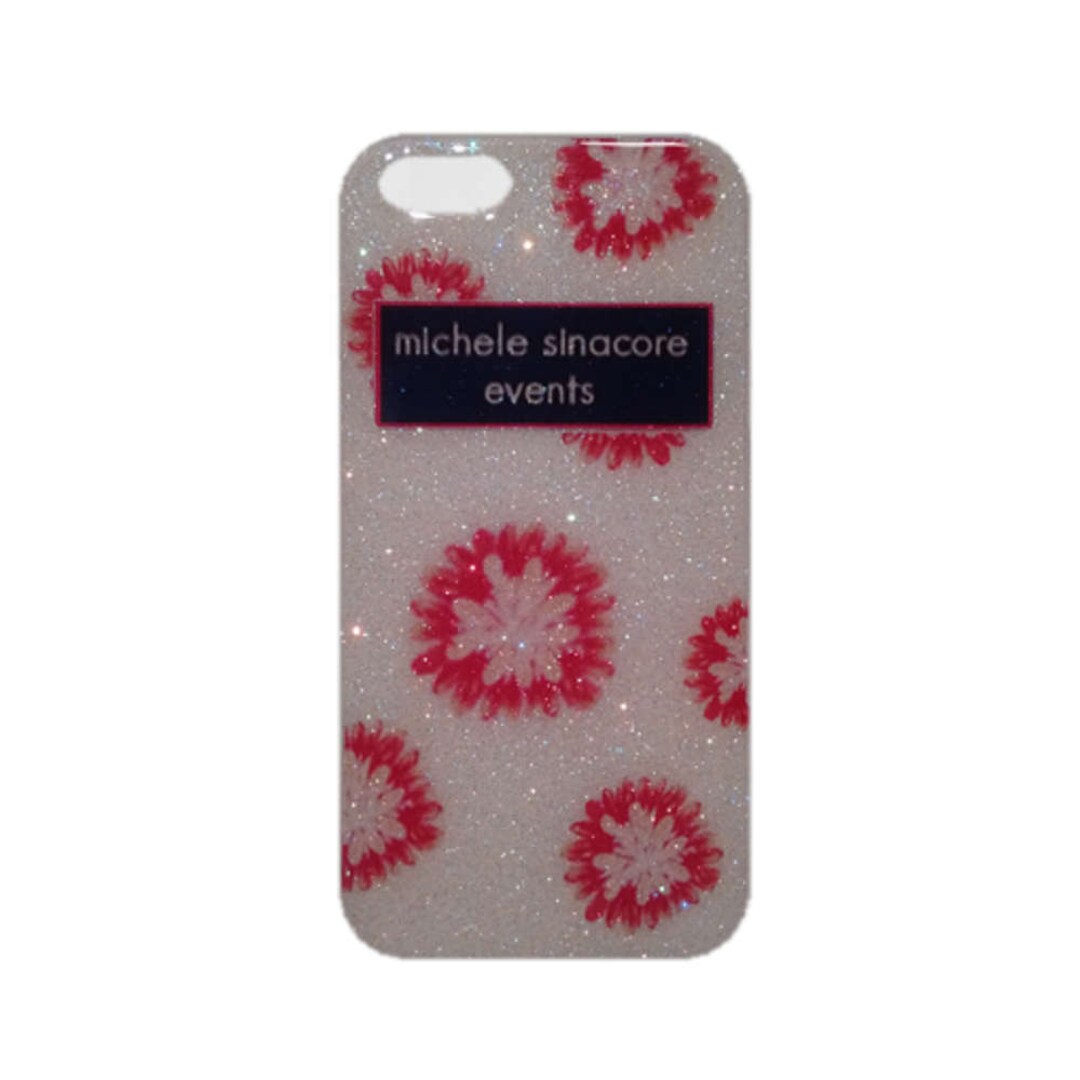 Custom Business Logo iPhone Case 6s Plus SE 5 Custom Design Glitter ...