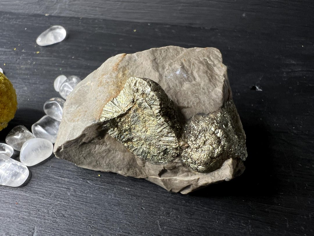 Raw Pyrite Stone From Austria Natural Pyrite Sphere Crystal in ...