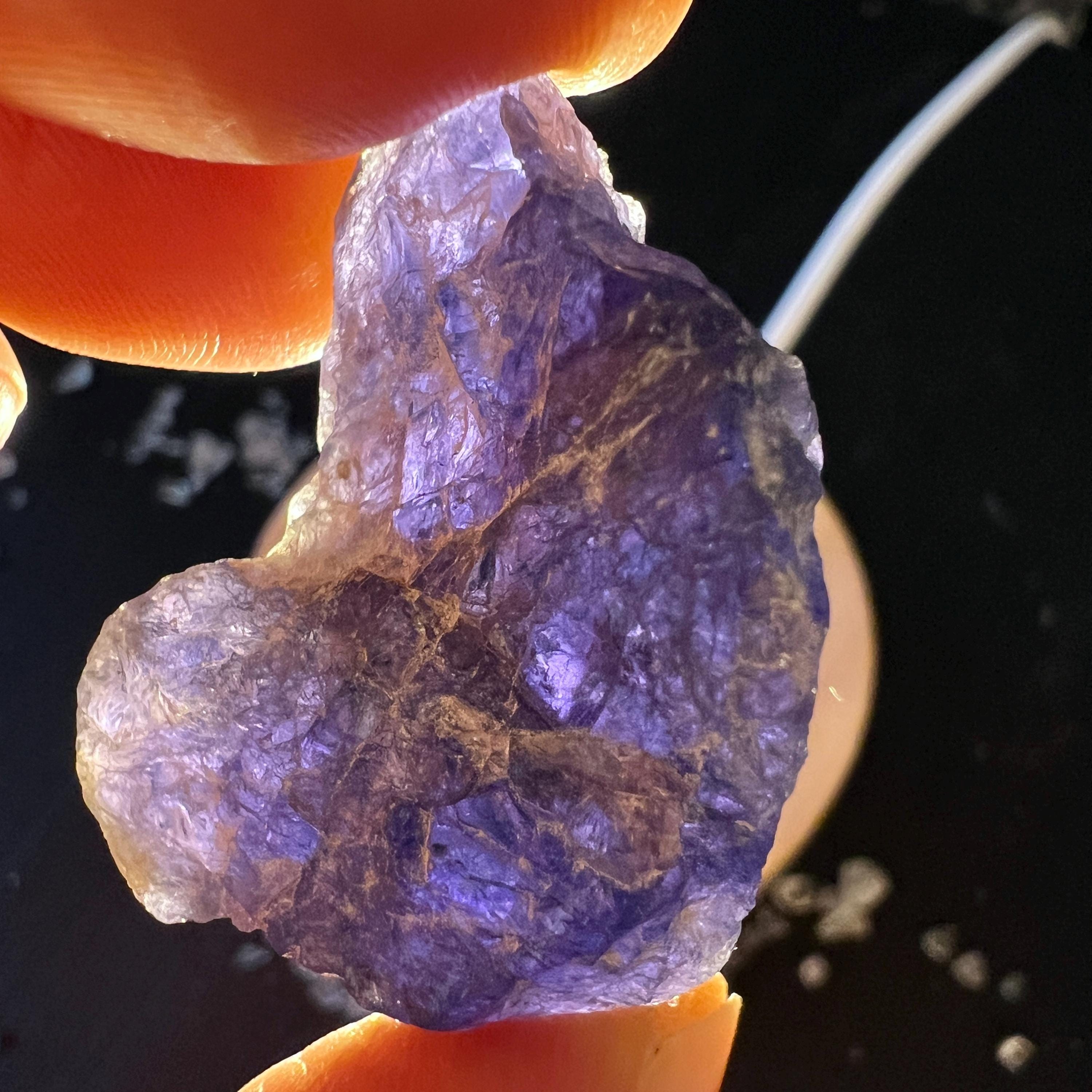 Raw Iolite 1.3 Inches Viking Stone, Blue Water Sapphire, Rough ...