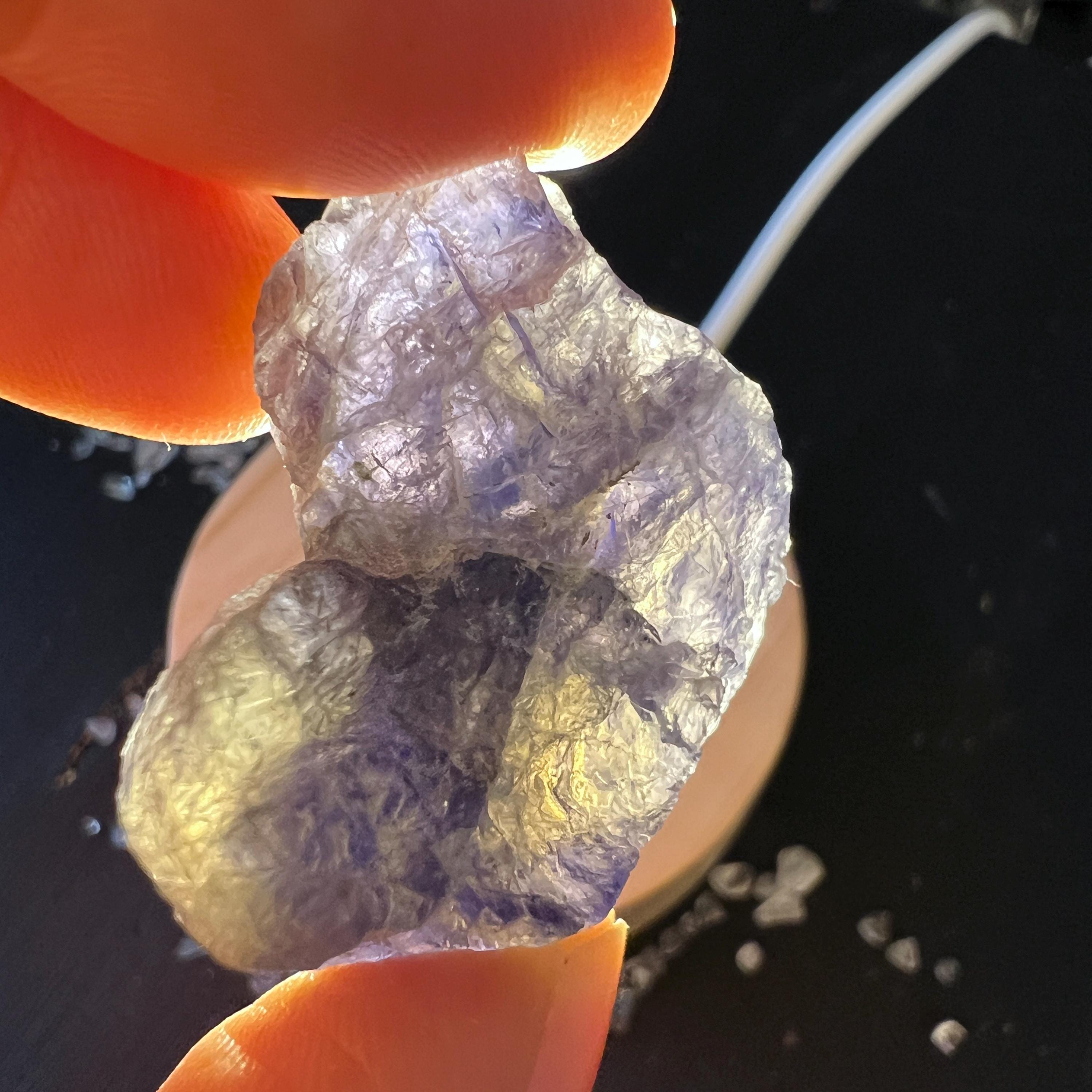 Raw Iolite 1.3 Inches Viking Stone, Blue Water Sapphire, Rough ...