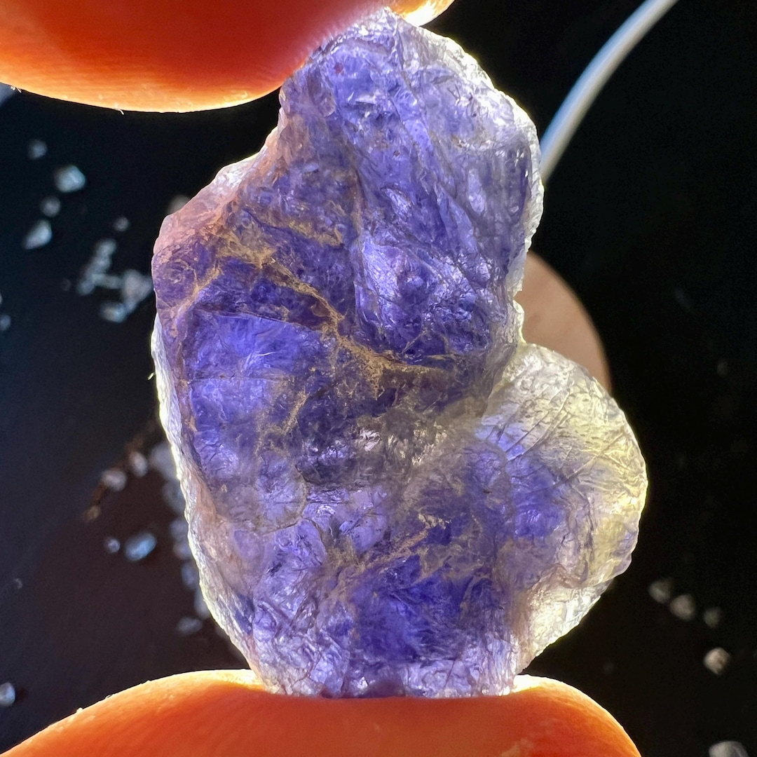 Raw Iolite 1.3 Inches Viking Stone, Blue Water Sapphire, Rough ...