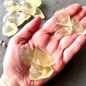 Raw Lemon Quartz Chunks Natural Citrine Crystal Rocks - Etsy