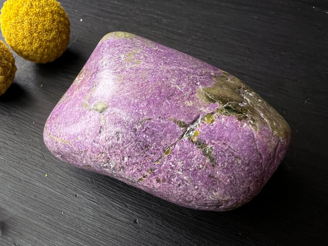 Stichtite Serpentin Tumble 2.3 Inches Polished Atlantisite Stone - Etsy