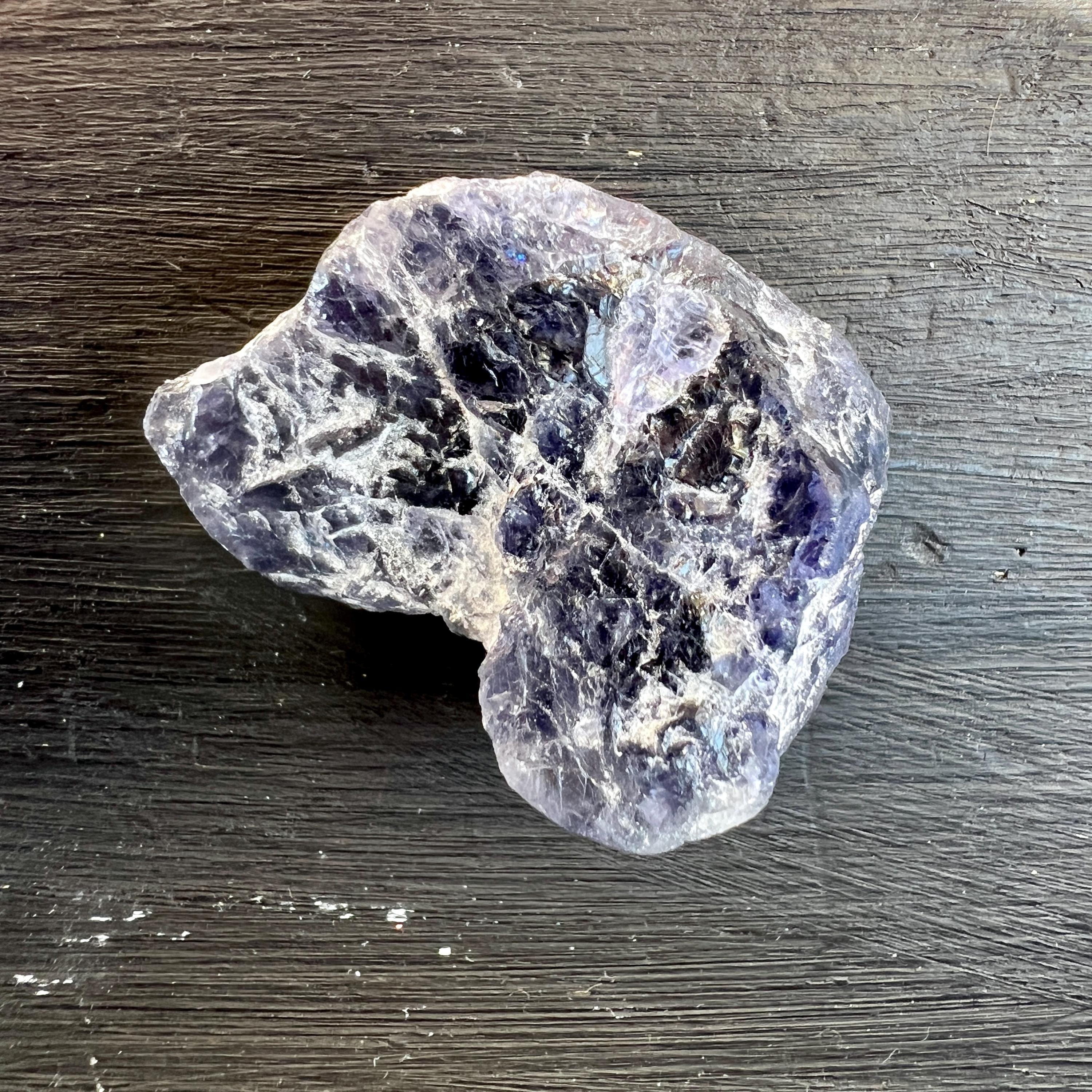 Raw Iolite 1.3 Inches Viking Stone, Blue Water Sapphire, Rough ...