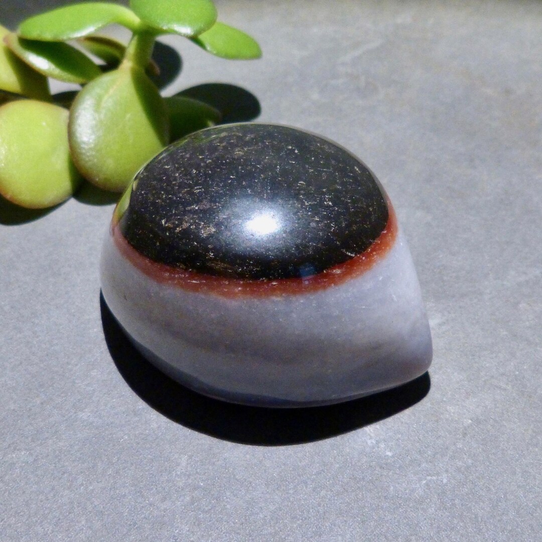 XXL Shiva Eye 2.5'' Sardonyx Palm Stone Gift for Protection Self Care Meditation Tool - Etsy