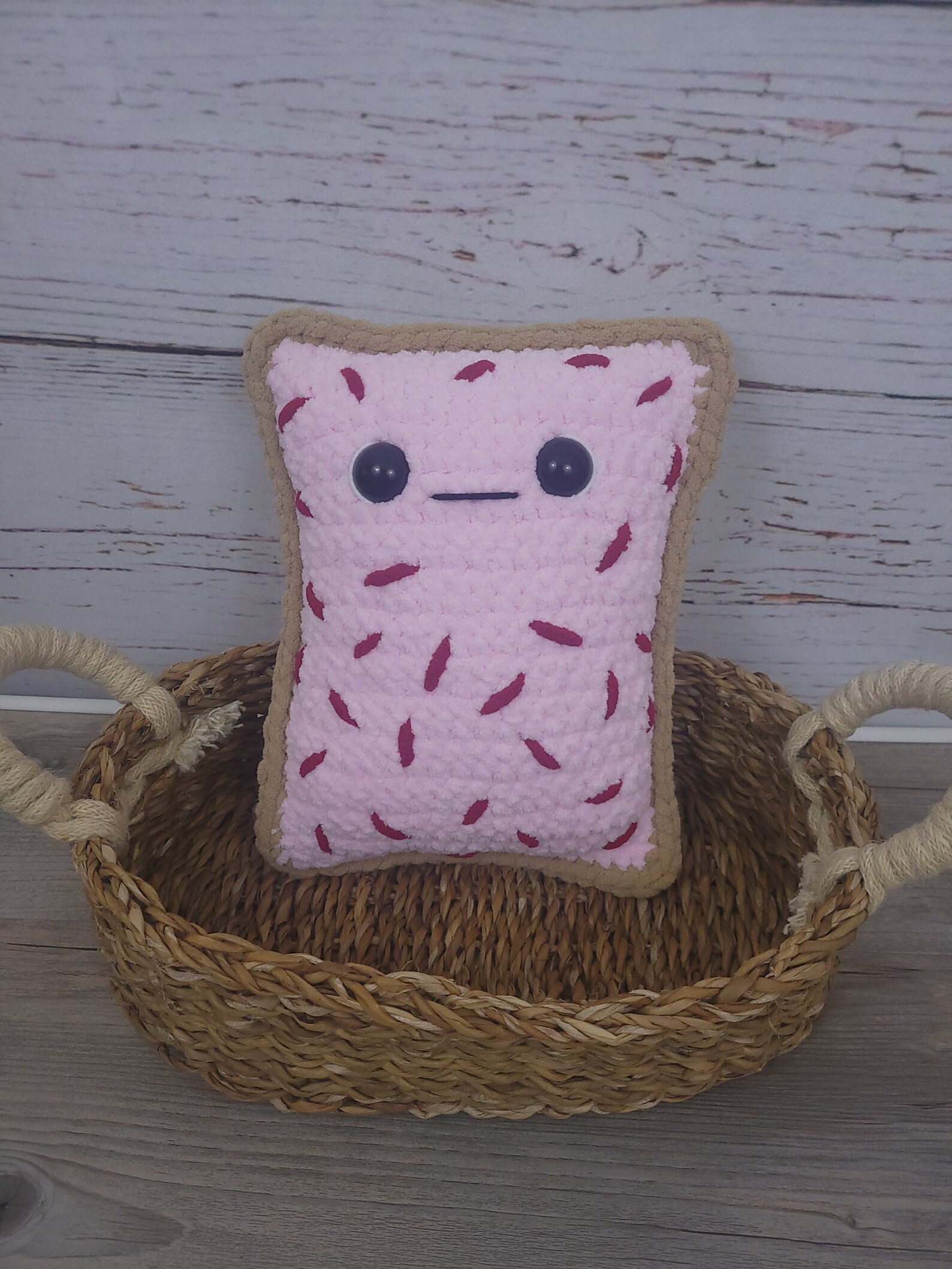 Crochet Pop-tart Small Size, Frosted Pop-tart, Pop-tart Plush, Pastry ...