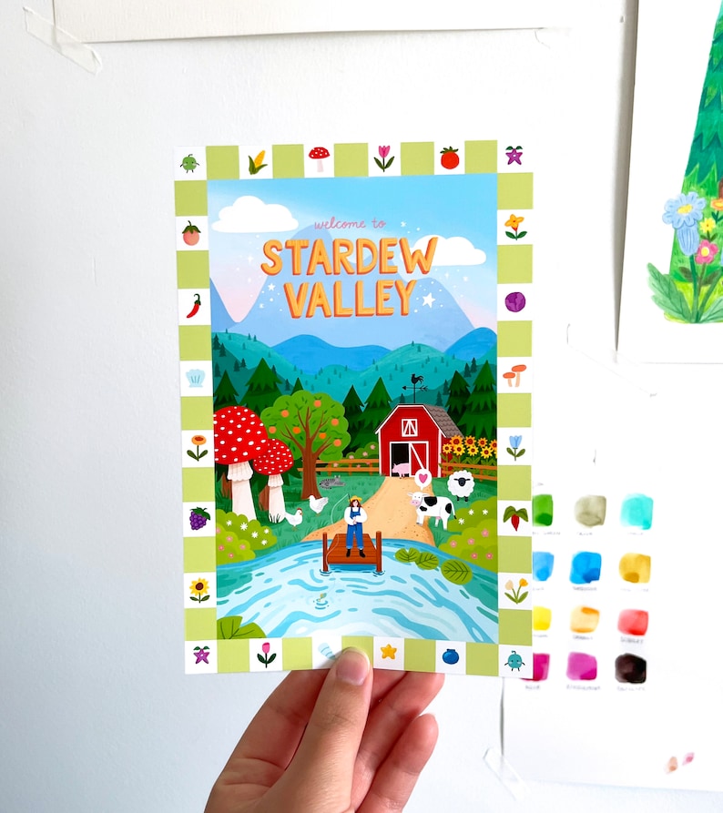 Summer Stardew Valley Art Print - Etsy