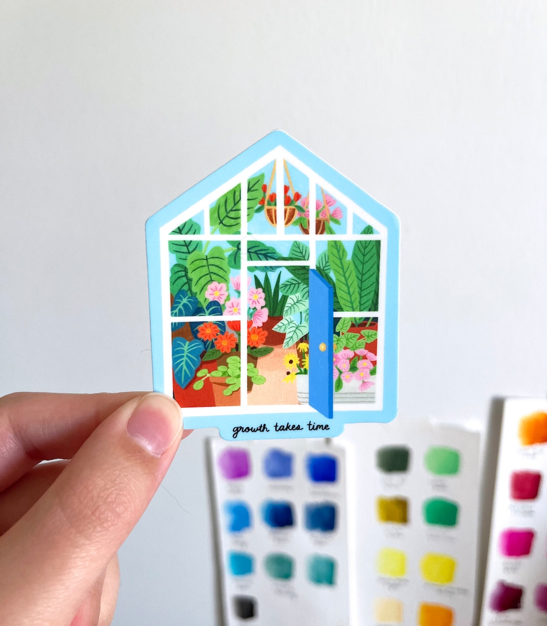 Greenhouse Sticker - Etsy