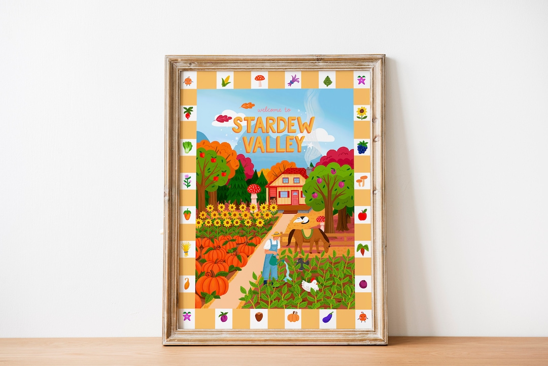 Fall Stardew Valley Art Print - Etsy