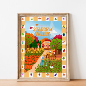 Fall Stardew Valley Art Print - Etsy