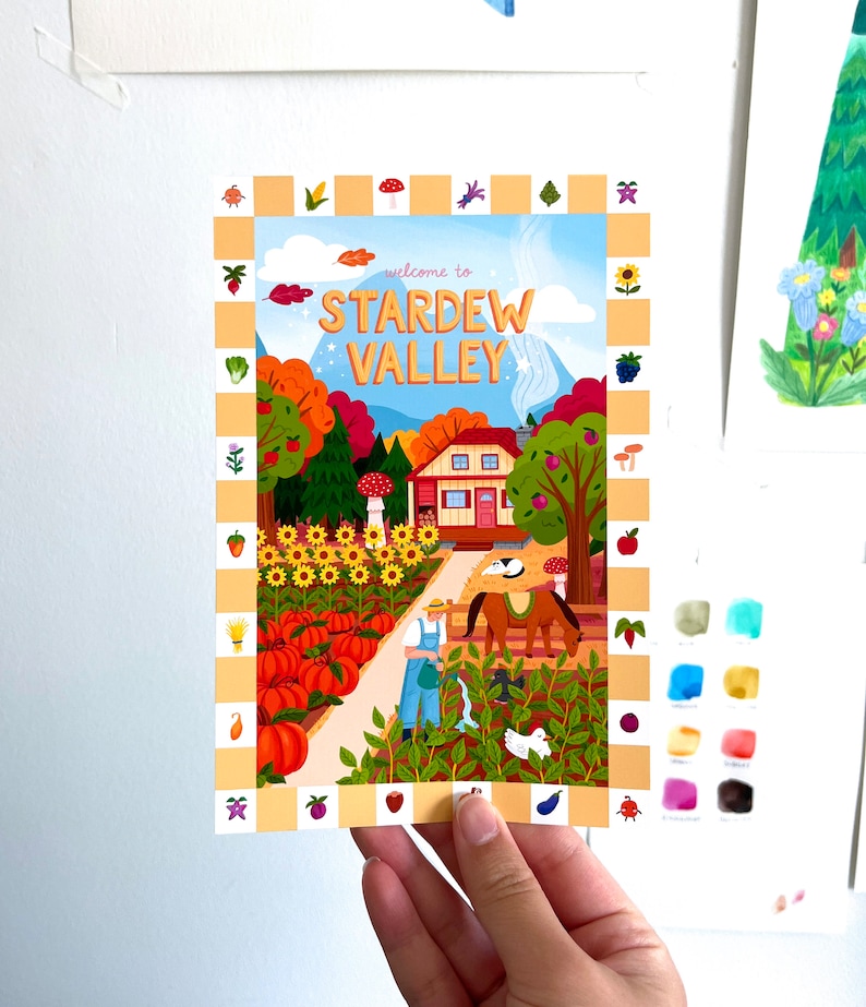 Fall Stardew Valley Art Print - Etsy