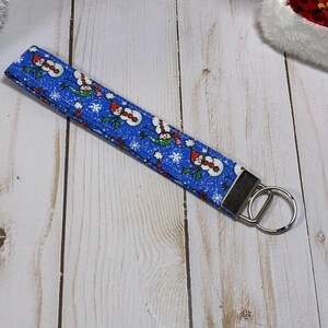 Christmas Keychain, Christmas Wristlet, Christmas Gift, Christmas ...