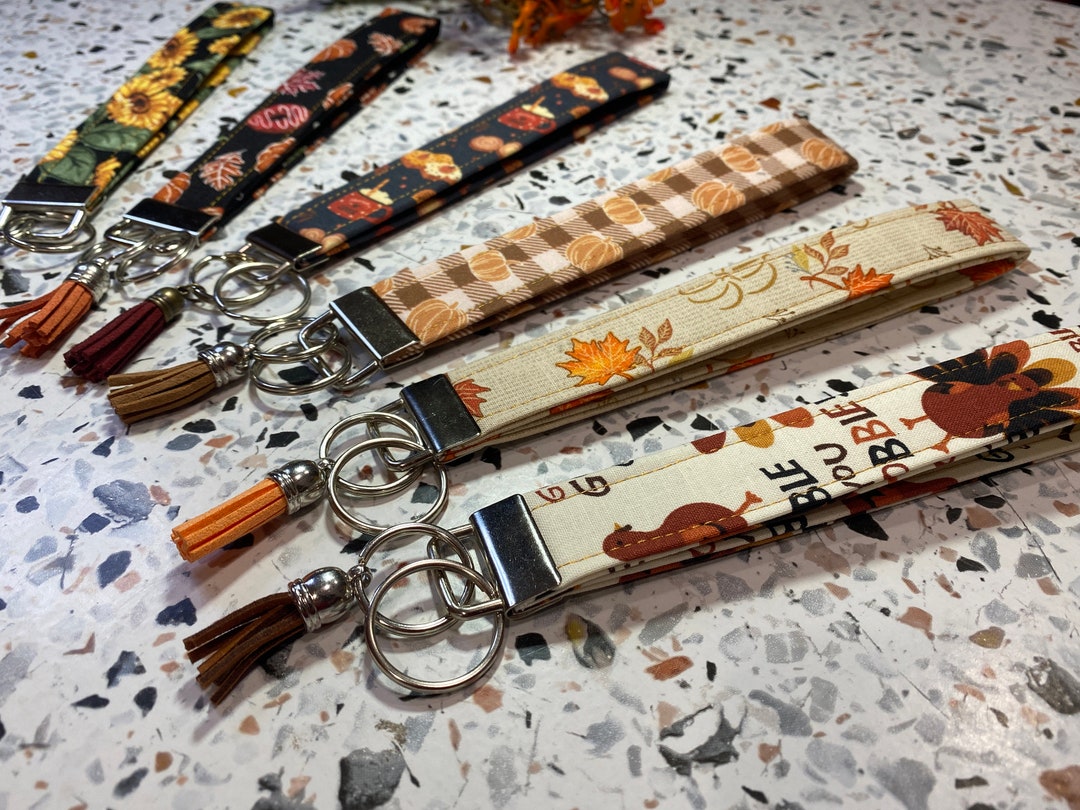 Fall Keychain Halloween Keychain Thanksgiving Keychain Fall - Etsy