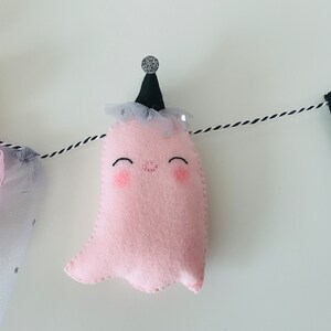 Halloween BOO Felt Garland-ghost Halloween Garland- Halloween Bunting - Etsy