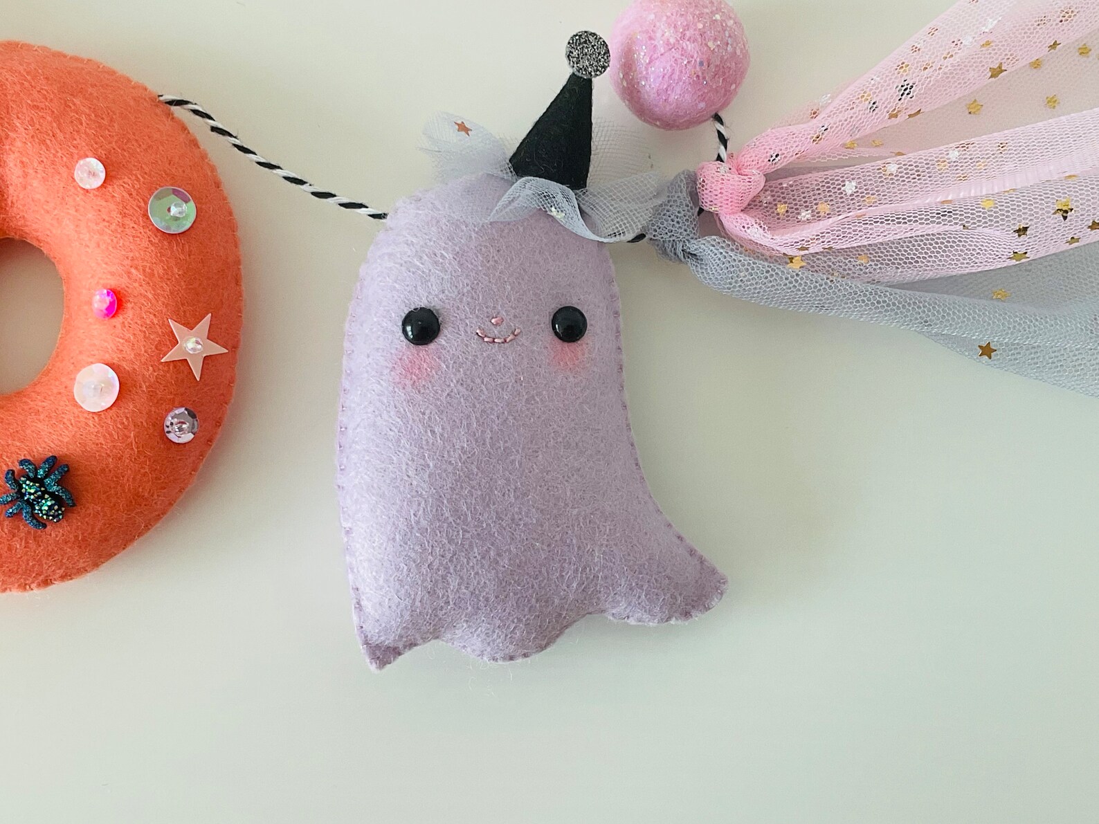 Halloween BOO Felt Garland-ghost Halloween Garland Halloween - Etsy