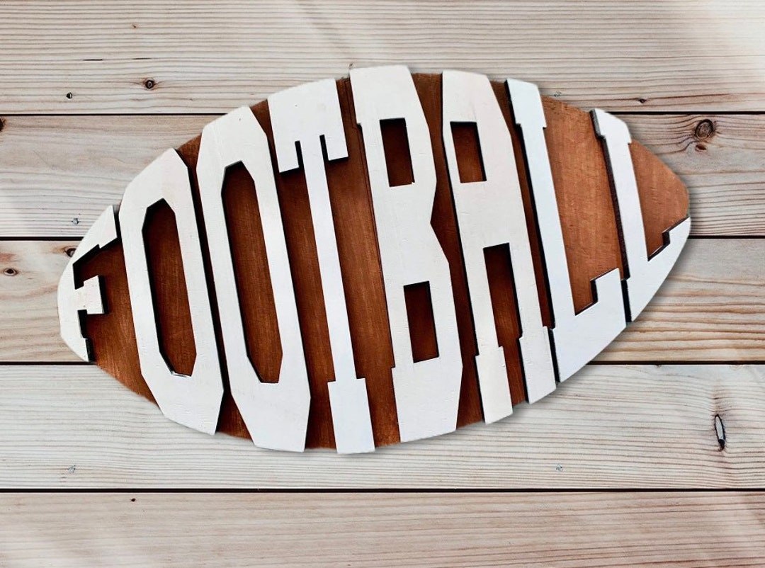 DIY Football in Text SVG, Nursery Sign SVG, Cut File, Instant Download ...