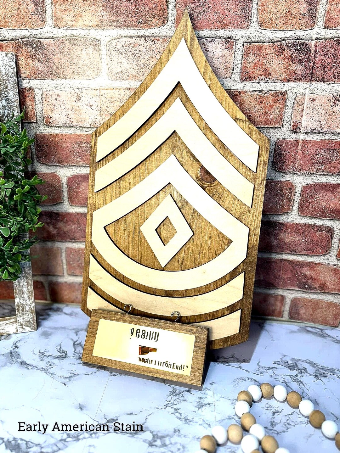 Personalized 1SG Rank Wood Cutout: Engraved Military Promotion Gift - Etsy