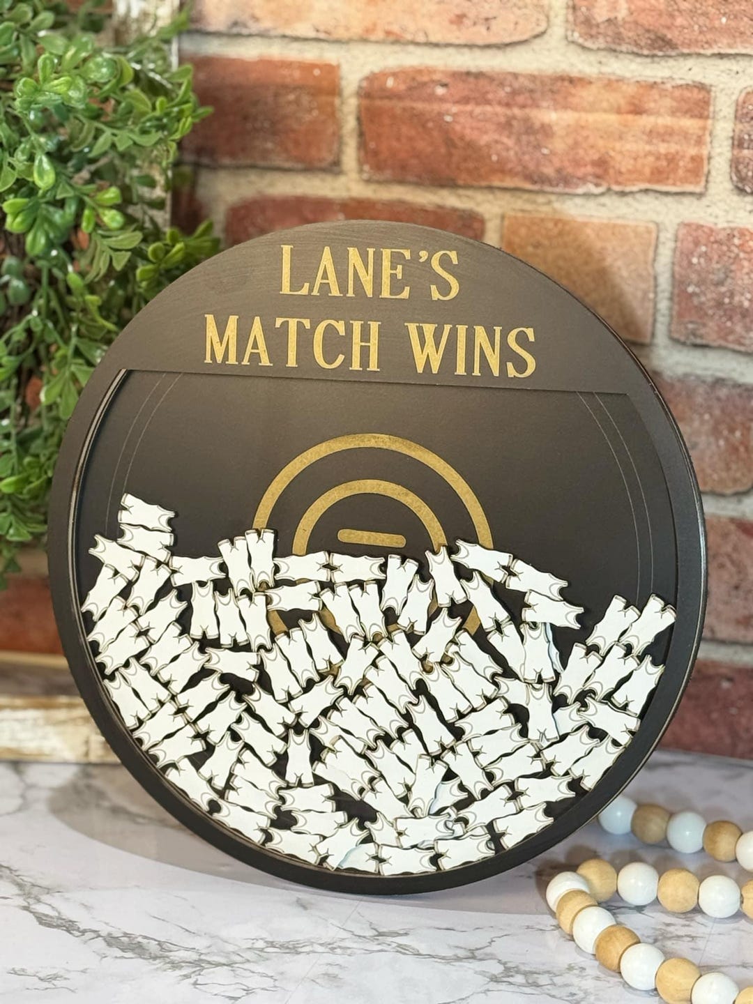 Custom Black Wrestling Match Win Tracker- 50/100 Wins, Senior Night ...