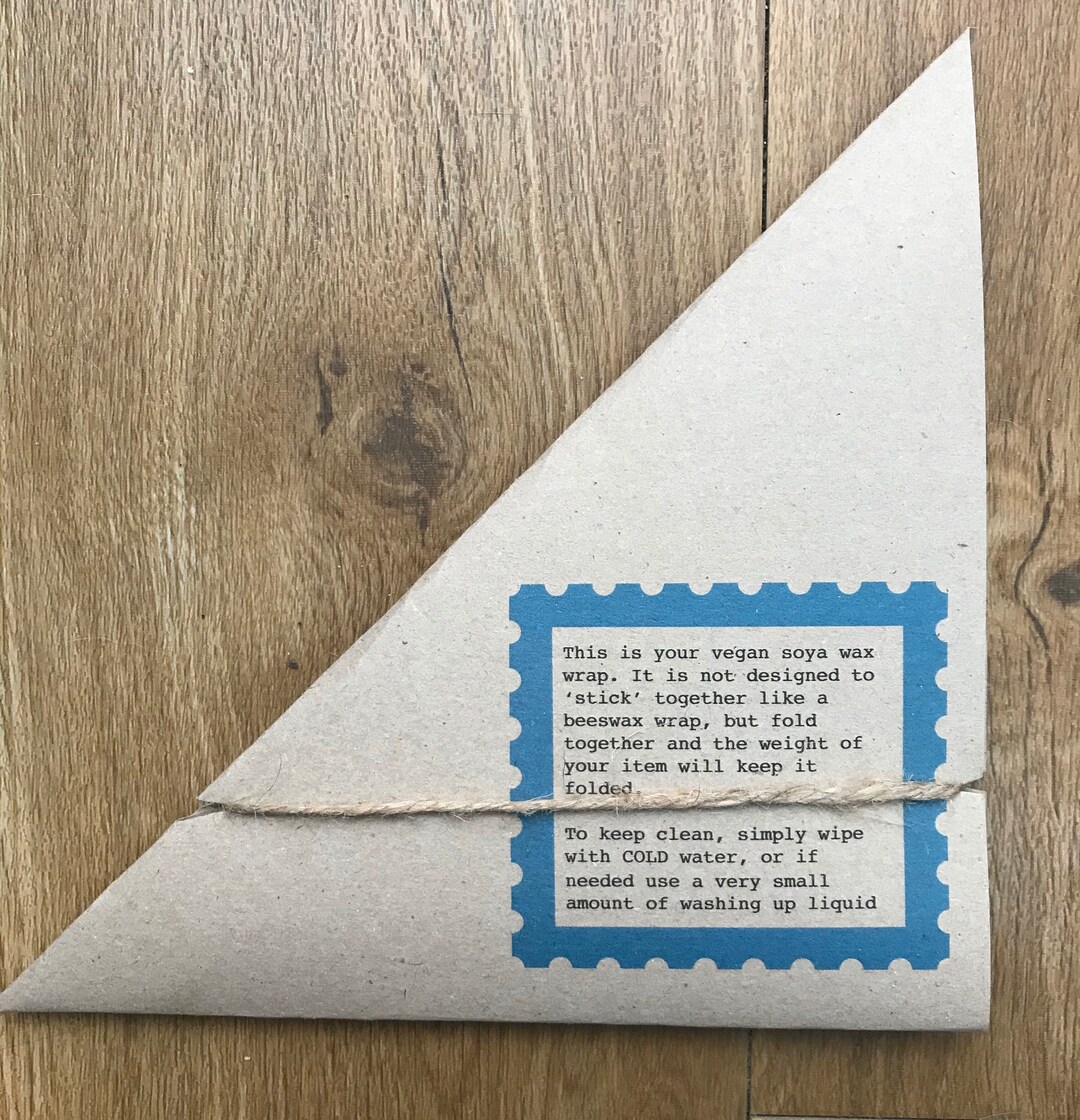 Vegan Soya Wax Sandwich Wraps - Etsy