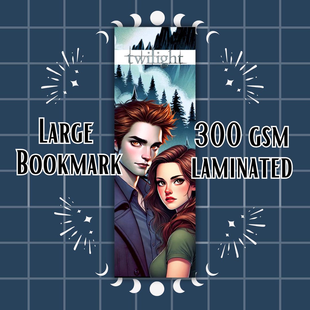 Twilight Bookmark, Bookmarks, Twilight Saga Bookmark, Magical Bookmarks, Fantasy Bookmarks ...