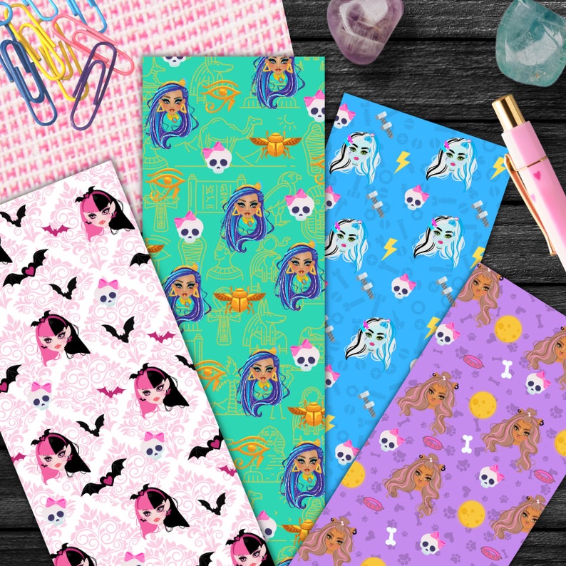 Monster High Bookmarks Bookmarks Cute Bookmarks Fun - Etsy