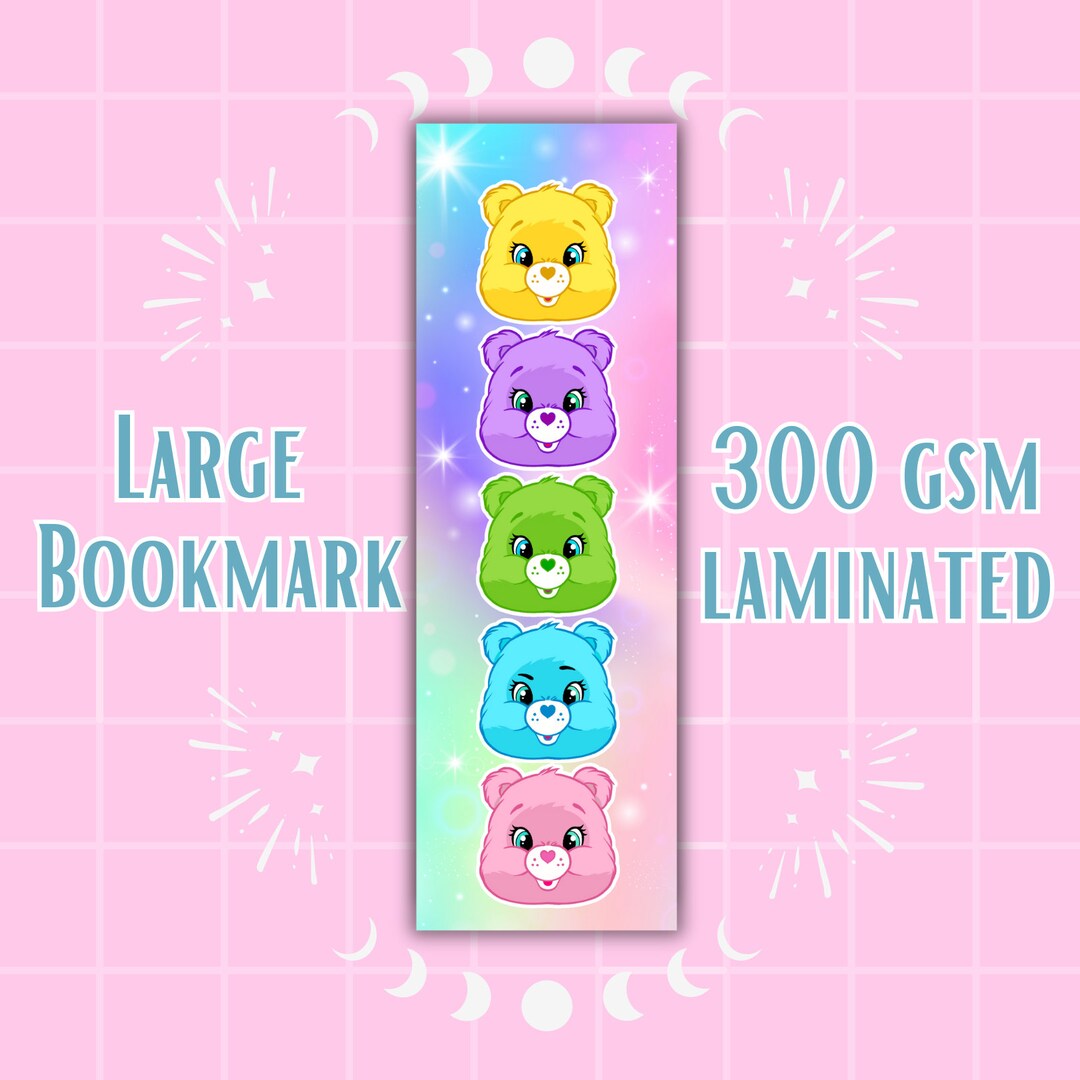 Care Bears Bookmark, Bookmarks, Cute Bookmarks, Magical Bookmarks ...