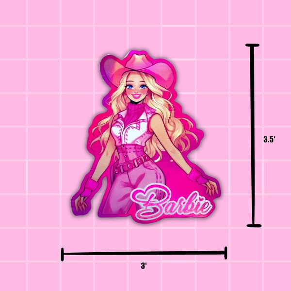 Large Barbie Stickers - Etsy
