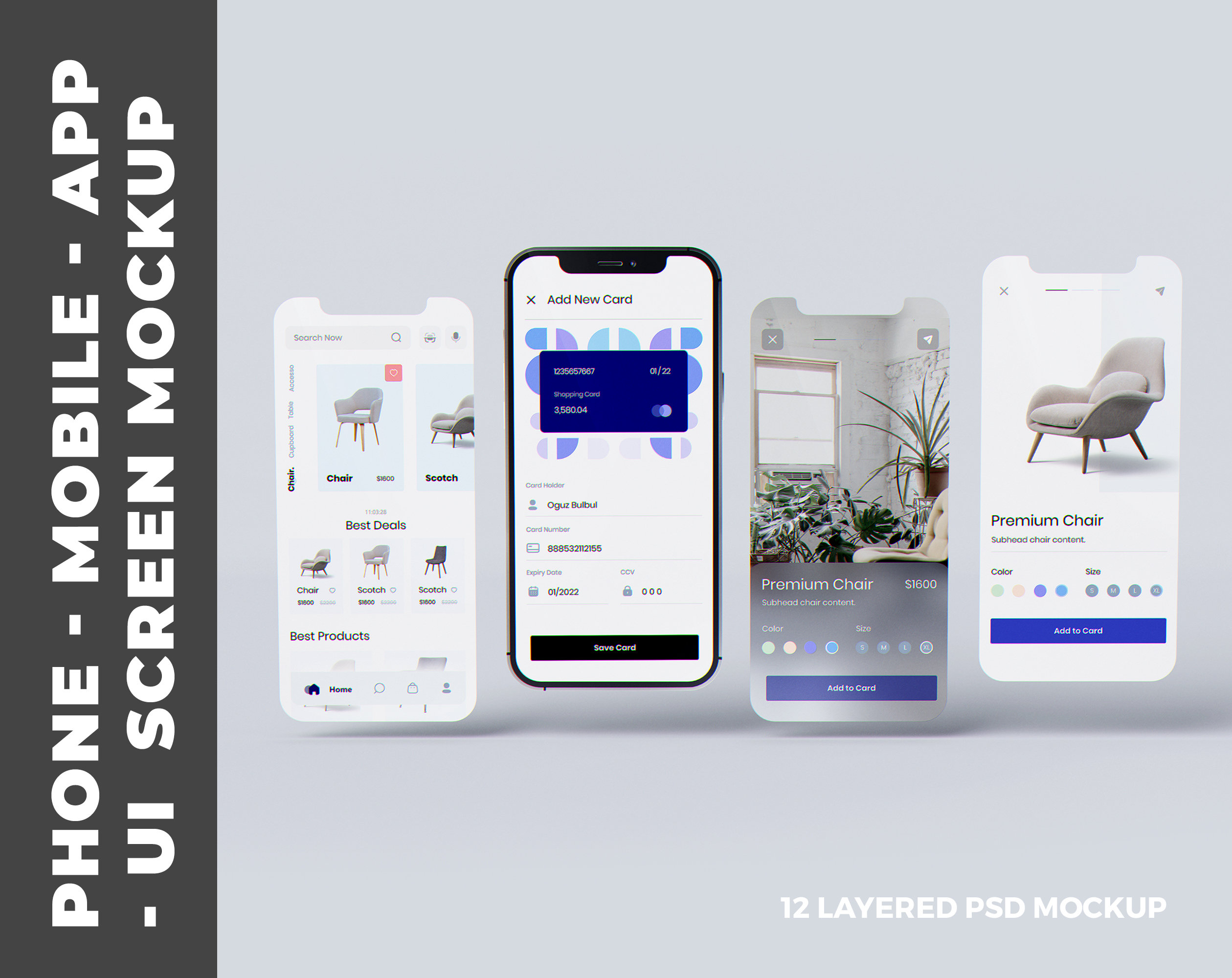 Phone - Mobile - App - UI - Screen Mockup - Etsy