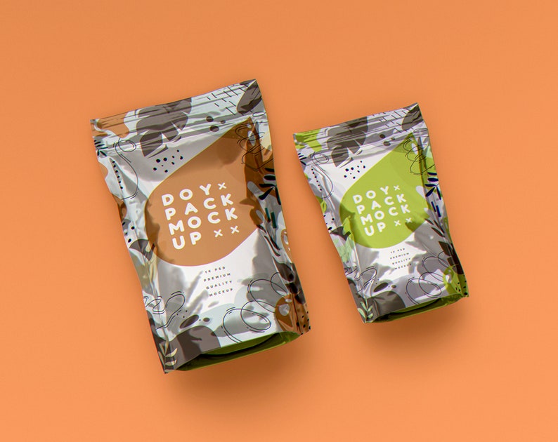 Doypack Mockup PSD | Glossy & Metallic, 14 Views (digital Download) - Etsy
