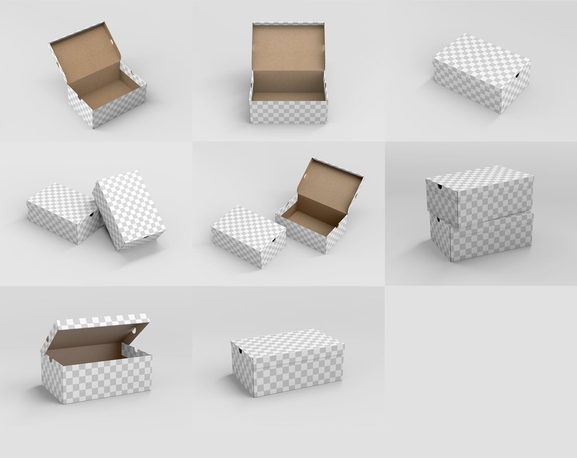 Shoe Box Mockup - Etsy