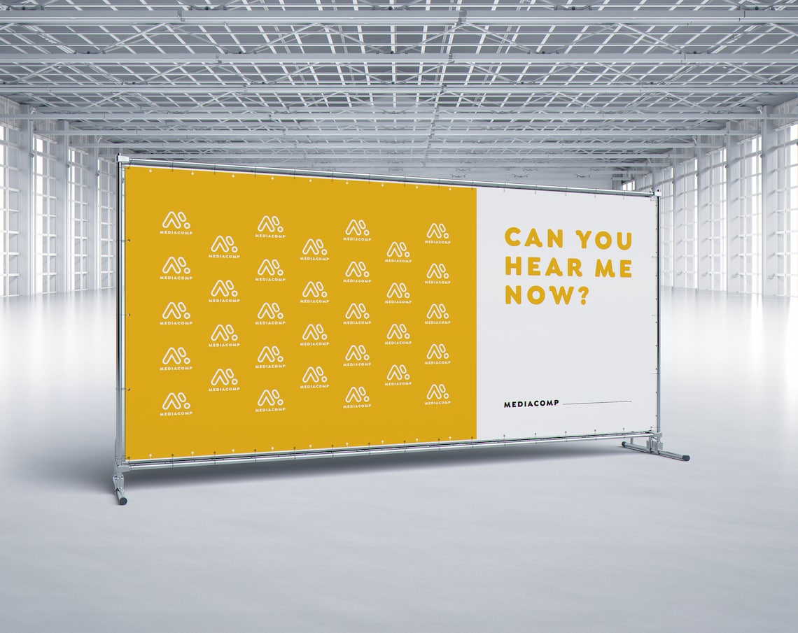 Press Wall - Media Wall - Banner Mockup - Etsy