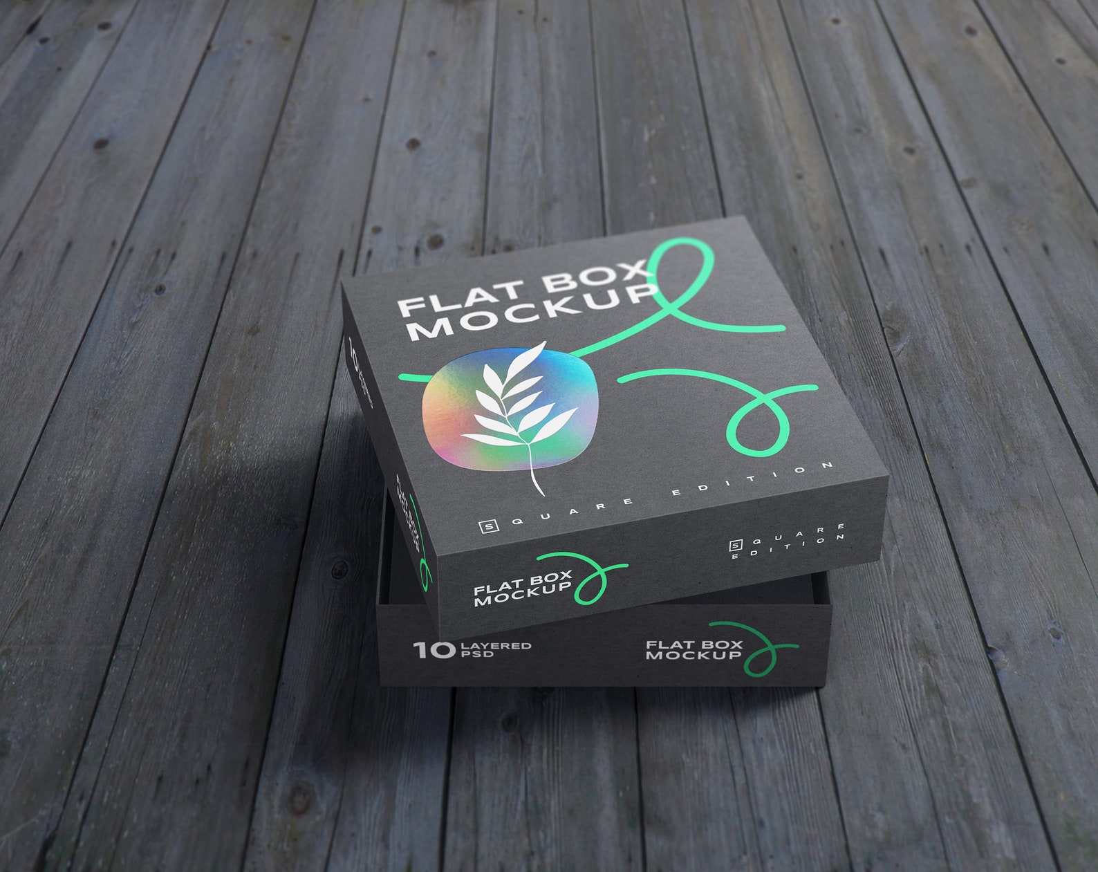 Flat Square Box Mockup - Etsy