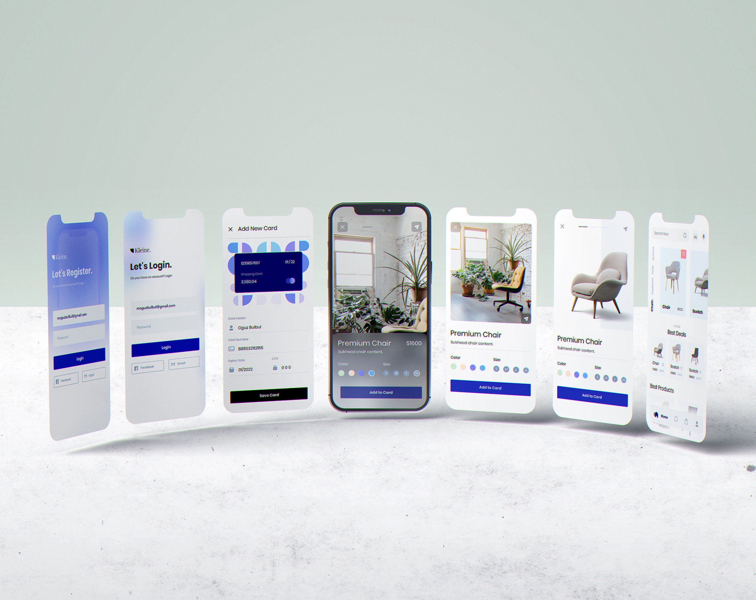 Phone - Mobile - App - UI - Screen Mockup - Etsy