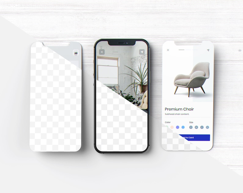 Phone Mobile App UI Screen Mockup - Etsy