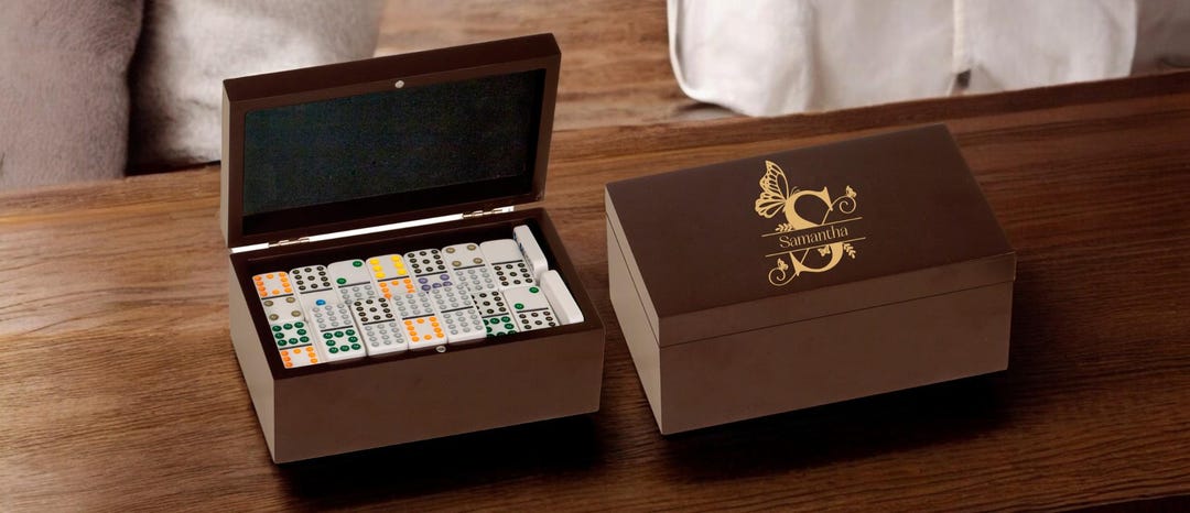 Personalized Dominos Set, Custom Dominos Set, Gifts for Dominos Lovers ...
