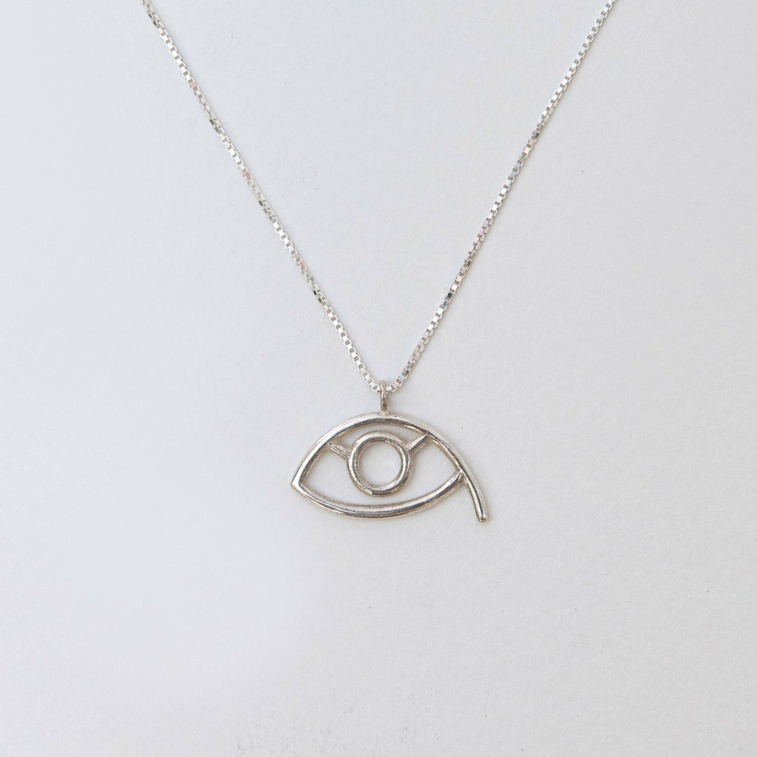Good Luck, Evil Eye Necklace, Minimalist Necklace, Minimalist Jewelry ...