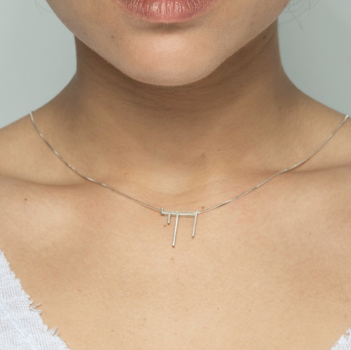 Hand Made Silver Chai Necklace Chai Pendant Jewish Gifts | Etsy