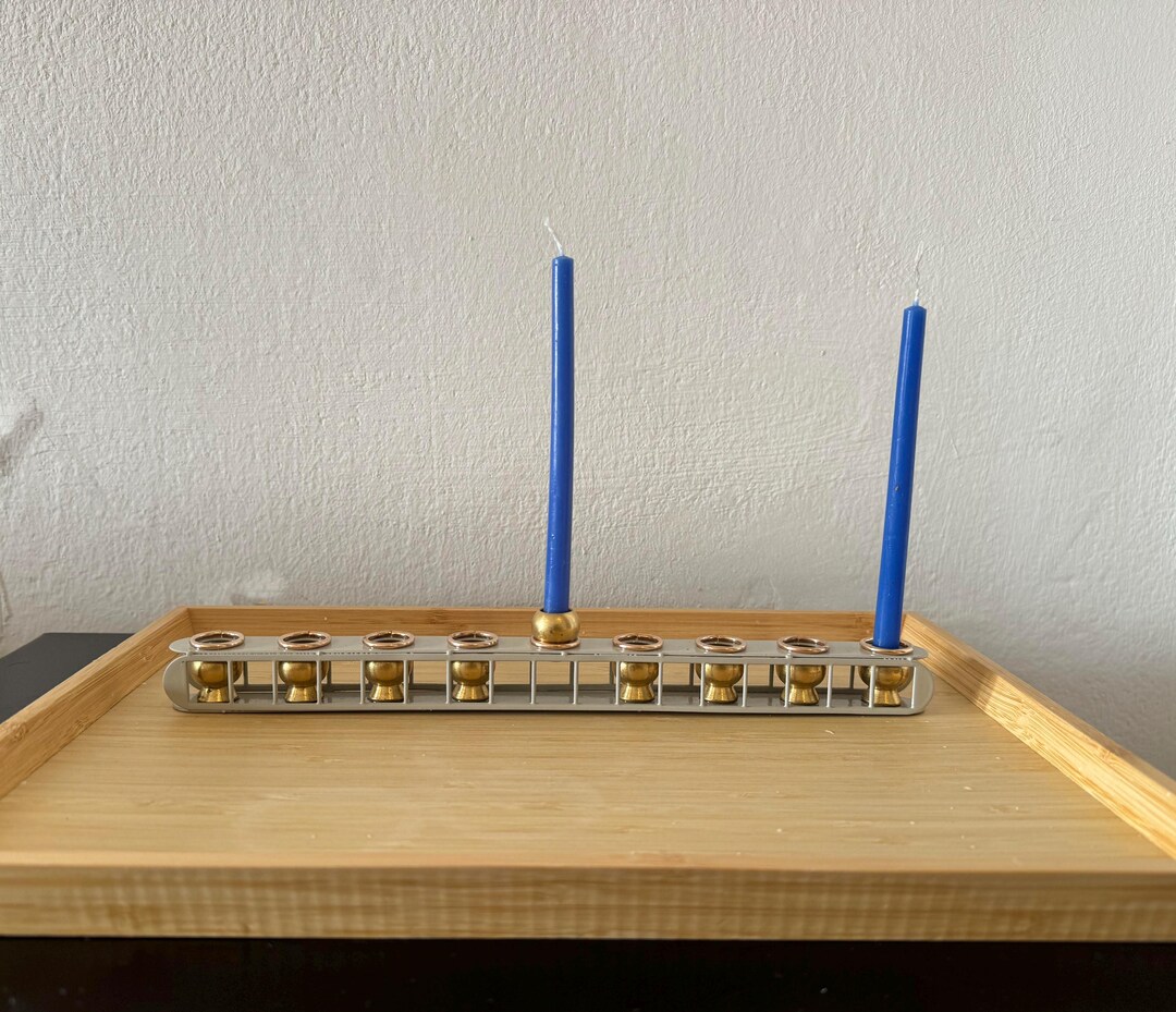 Hanukkah, Menorah, Chanukah Gift , Jewish Gift, Israel, Holiday, Candle ...