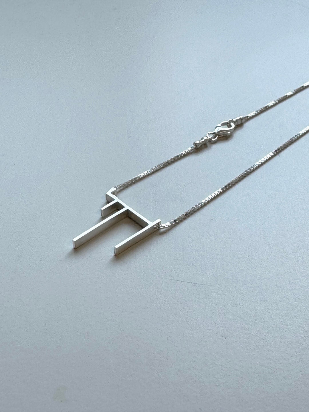 Hand Made Silver Chai Necklace, Chai Pendant, Jewish Gifts, Judaica ...