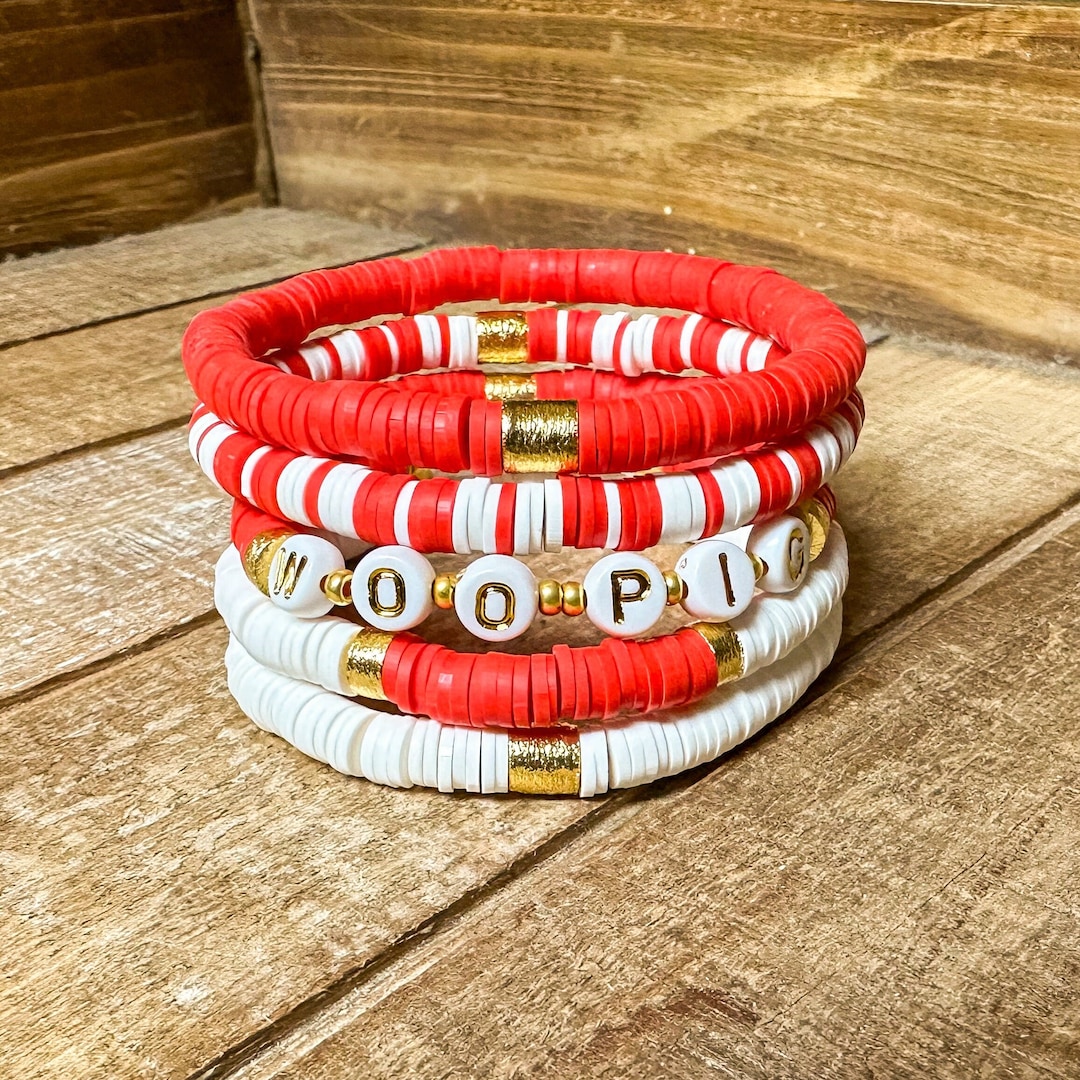 Arkansas Razorbacks Game Day Bracelets - Etsy