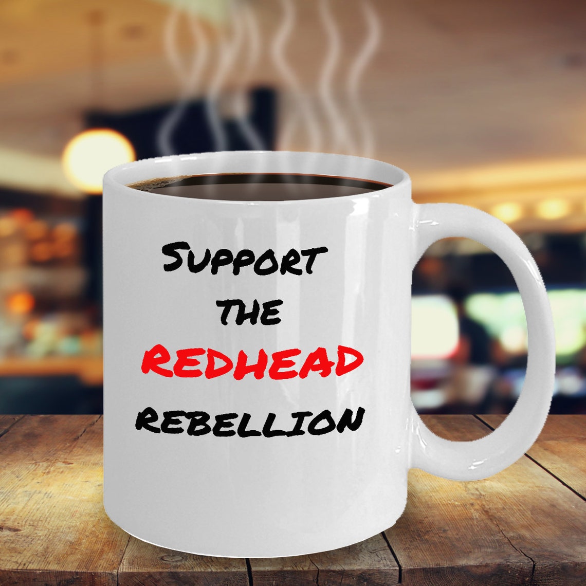 Support the Redhead Rebellion Coffee Mug - Redhead Gift - Etsy
