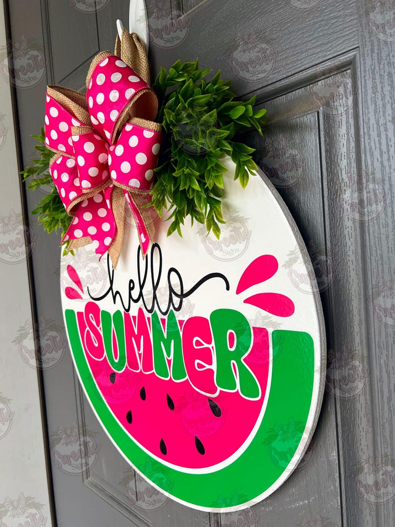 Summer Front Door Decor | Hello Summer | Summer Wreath | Summer Decor ...