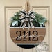 Front Door Decor | Welcome Sign | Address Sign | Year Round Wreath ...