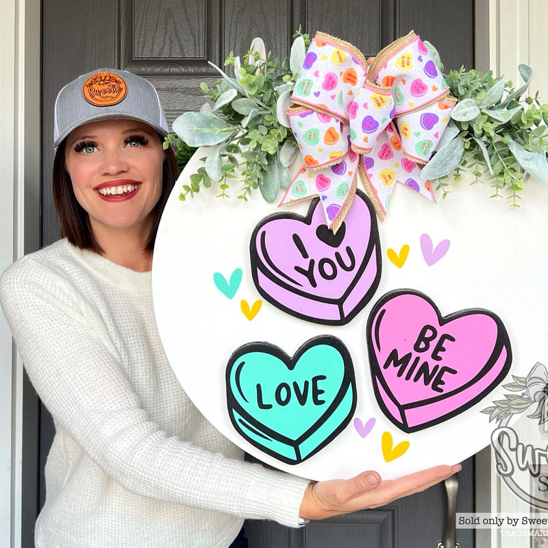 Valentine Door Sign - Etsy