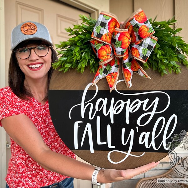 Happy Fall Y'all - Etsy