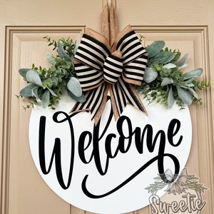Front Door Decor Welcome Sign Front Door Sign Year Round - Etsy